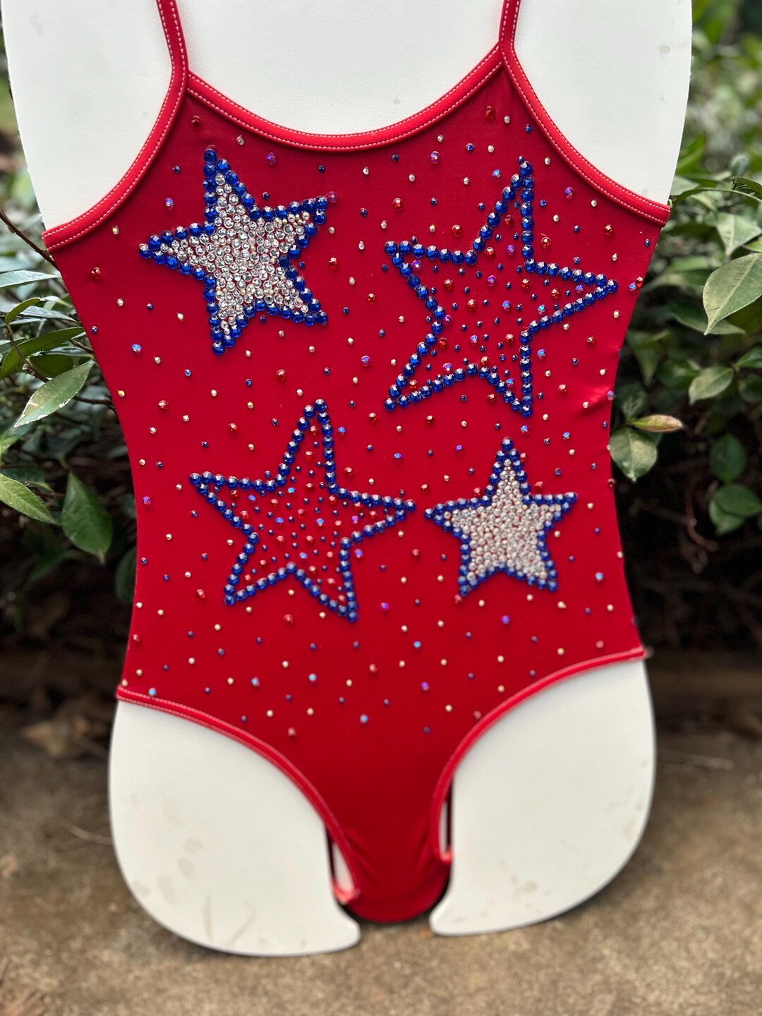 Made to Order USA Stars Baton/dance/gymnastics Costume - Etsy
