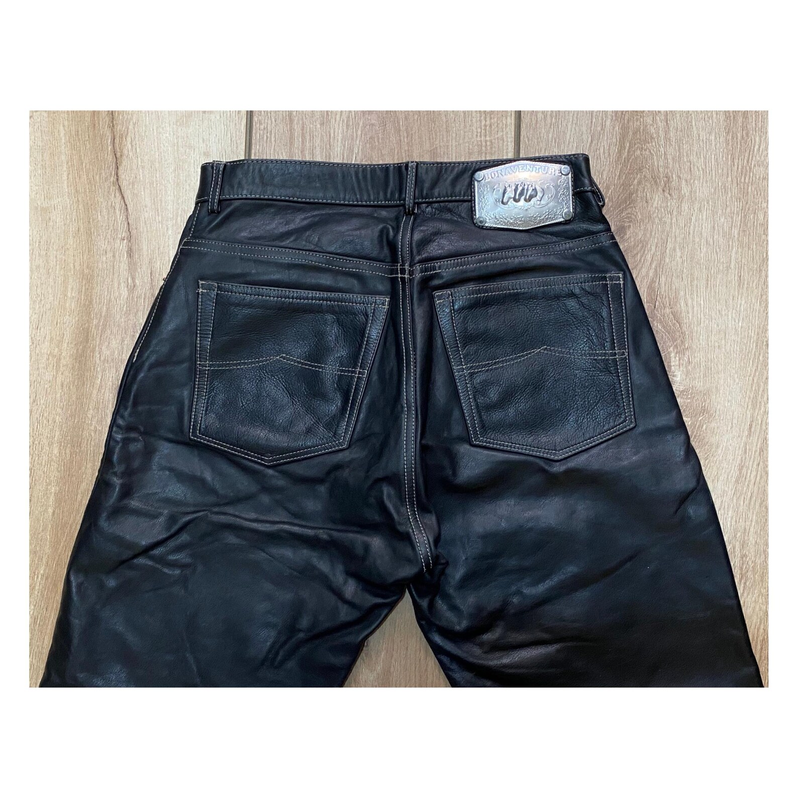 Vintage 80s Black Leather Pants – Genuine Leather – Unisex – Rocker ...