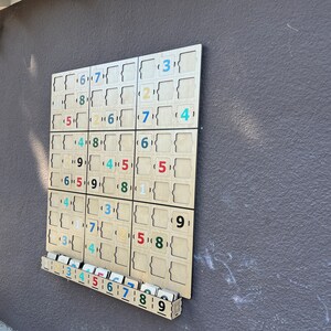 Jumbo Size Wooden Magnetic Wall Mount Sudoku Board - Etsy