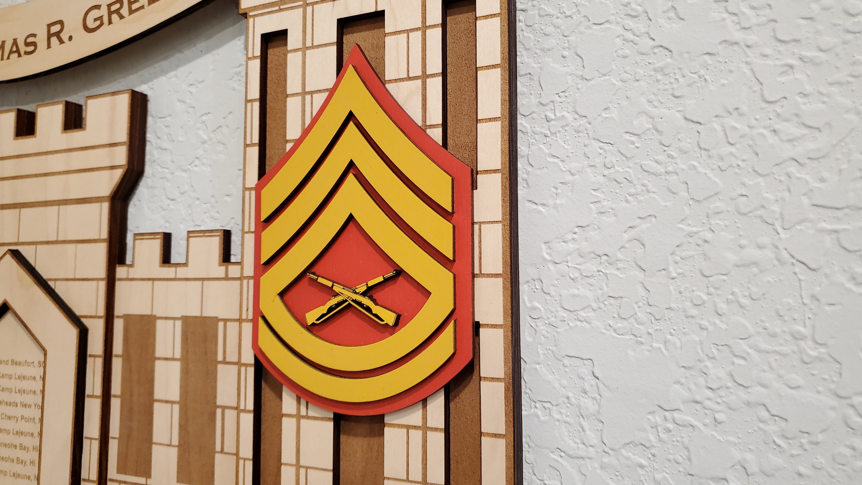 Marine Combat Engineer Wooden Plaque - Etsy