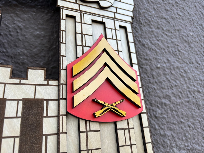 Marine Combat Engineer Wooden Plaque - Etsy