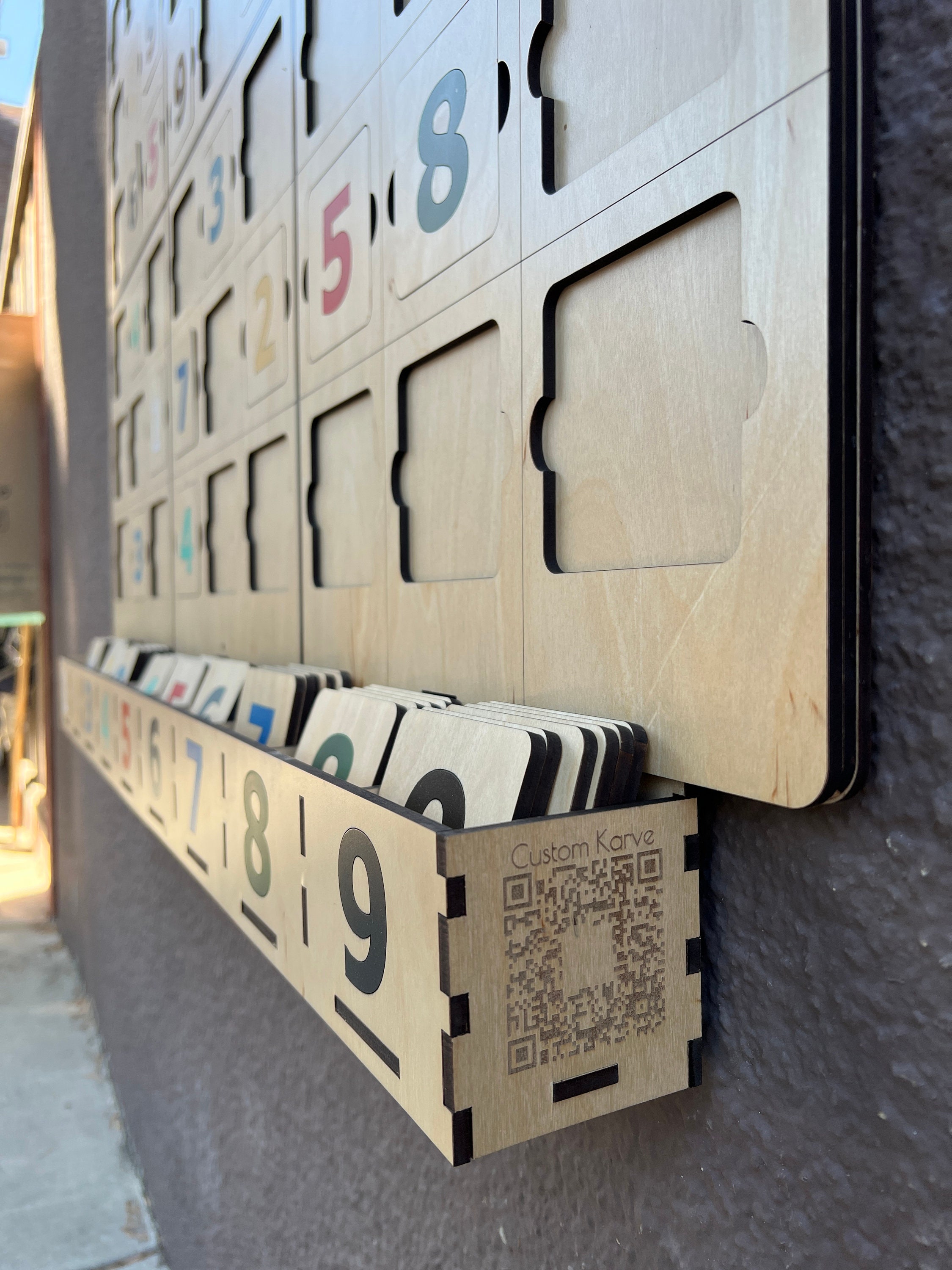 Jumbo Size Wooden Magnetic Wall Mount Sudoku Board - Etsy