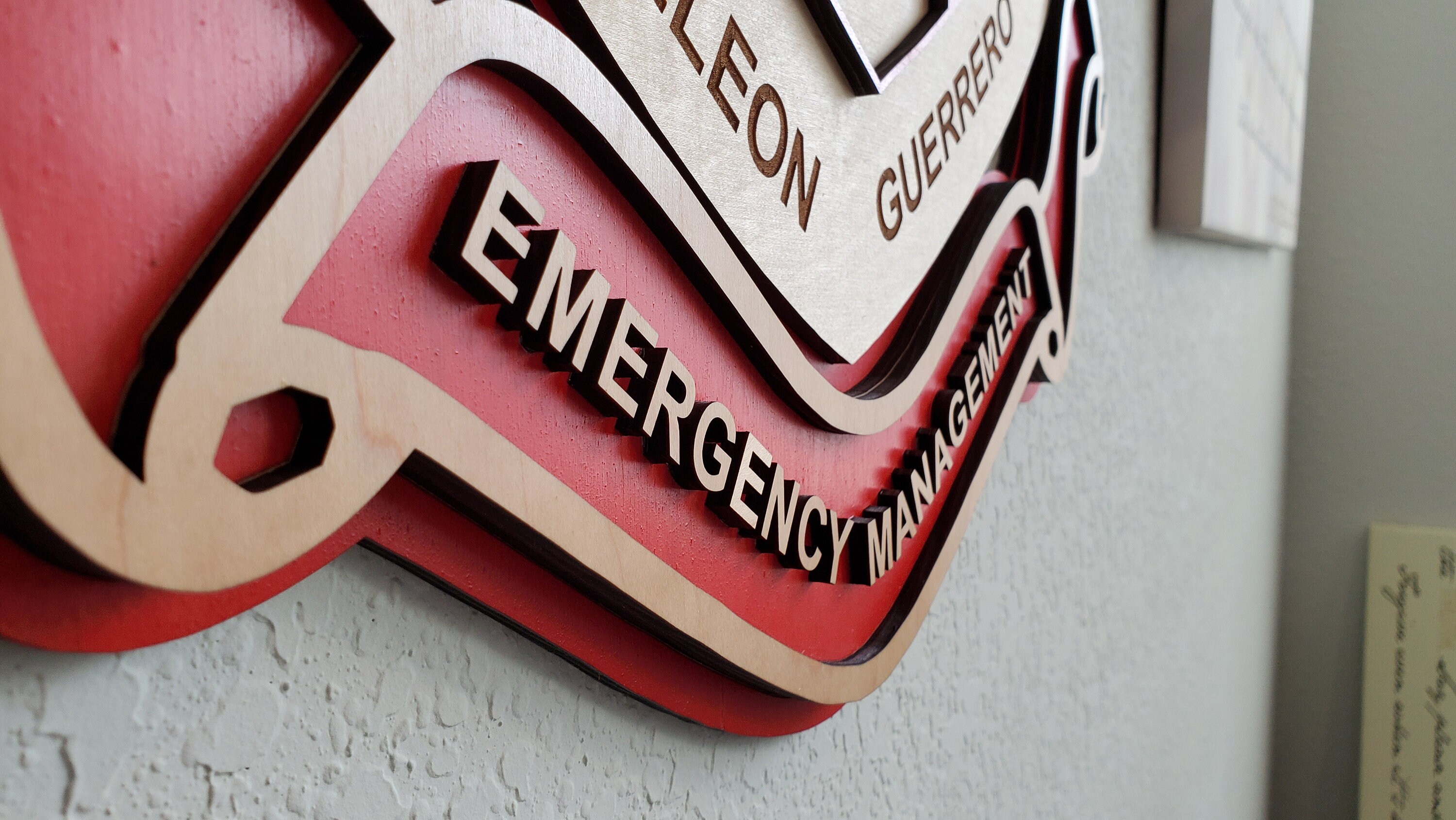 Custom 3D Wooden Engineer Regimental Crest With US Army Corps of ...