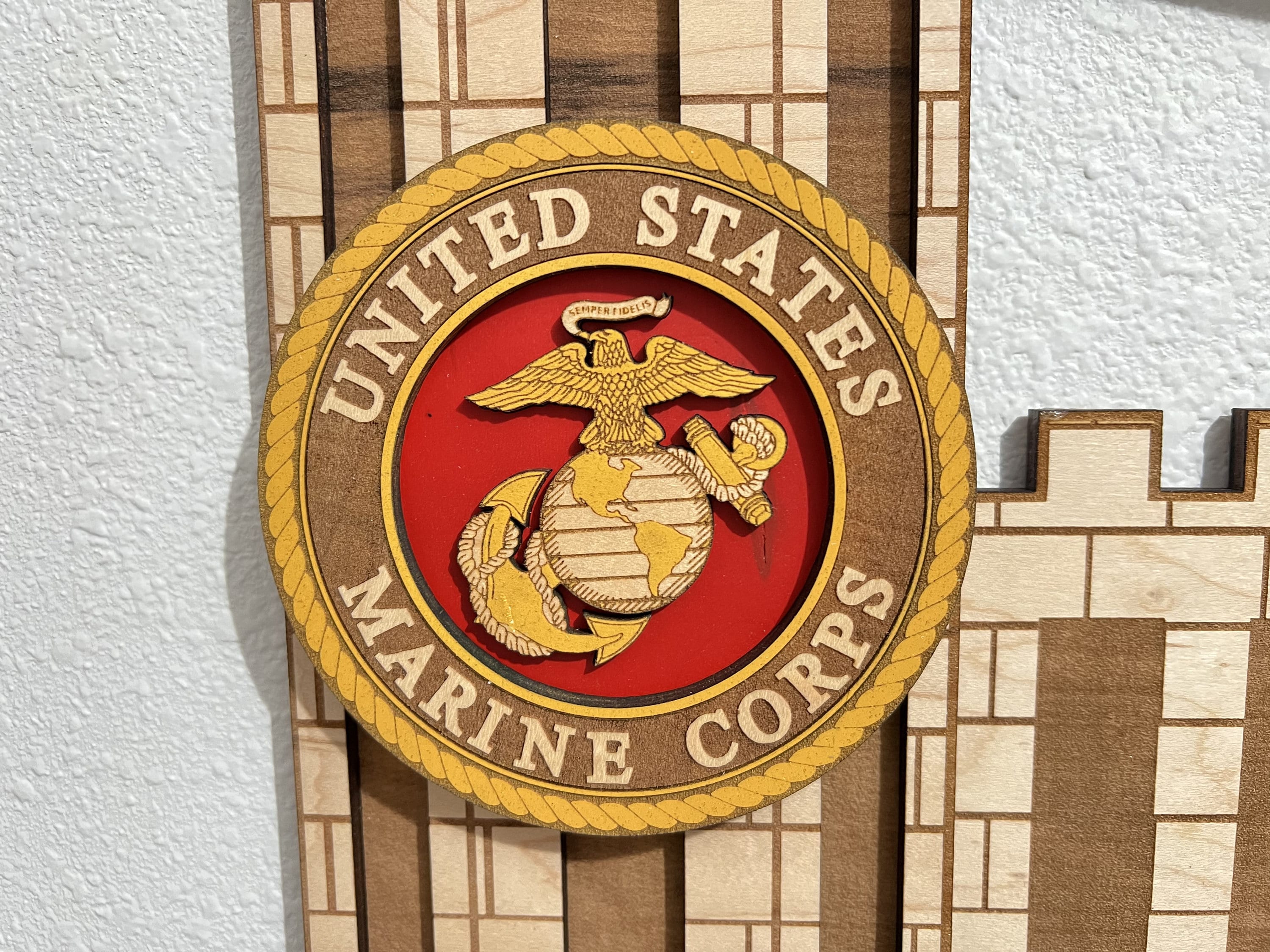 Marine Combat Engineer Wooden Plaque - Etsy