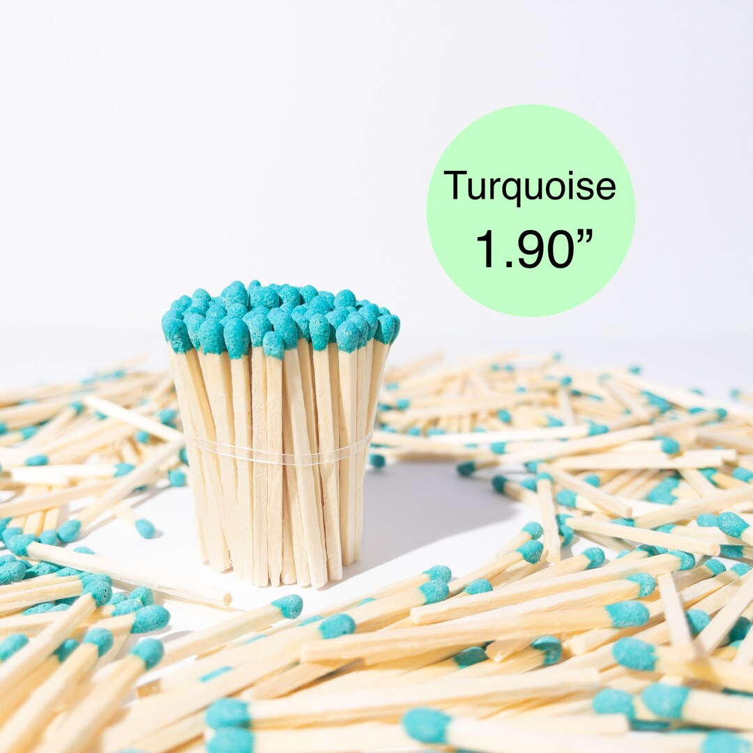 Turquoise Matches Wedding Favors Wedding Matches Bridal Favors ...