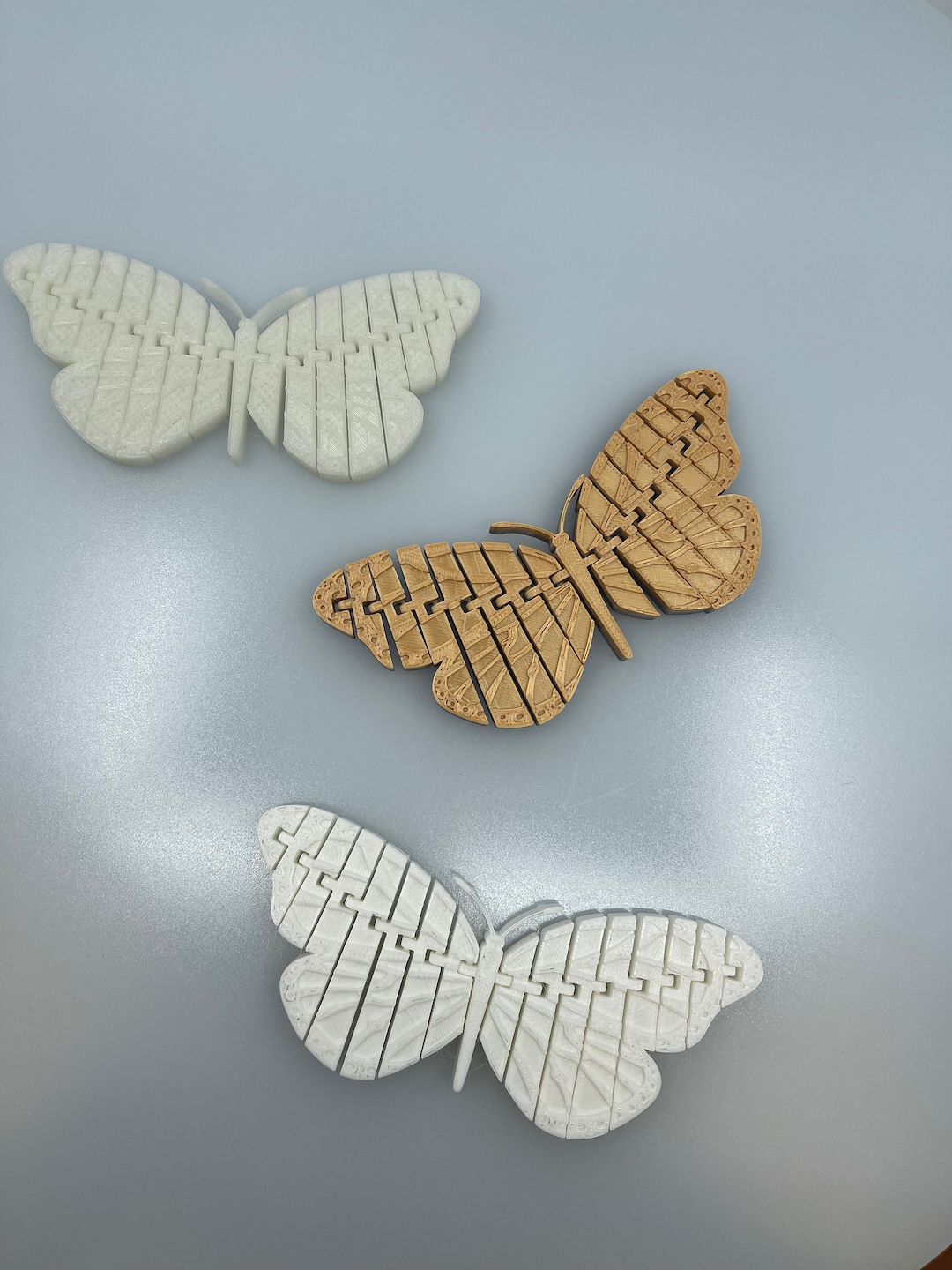 Butterfly Fidget Toys Available in Glow in the Dark White and - Etsy