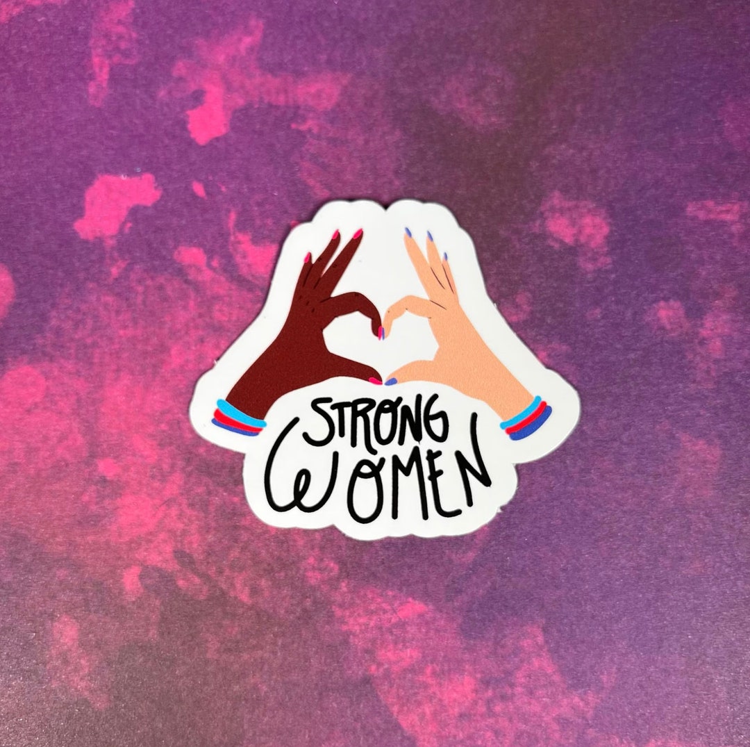 Strong Women Sticker Female Empowerment Sticker Great for Hydros ...