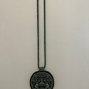 Beaded Medallion Mayan/aztec Calendar - Etsy