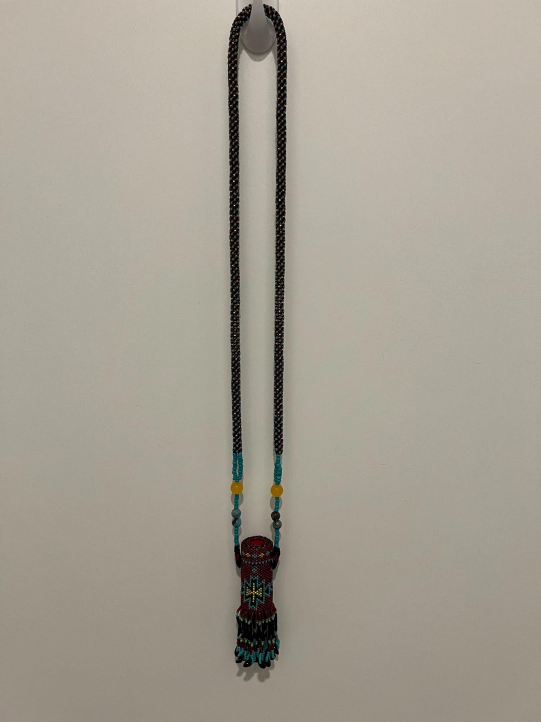 Fully Beaded Glass Vial - Etsy