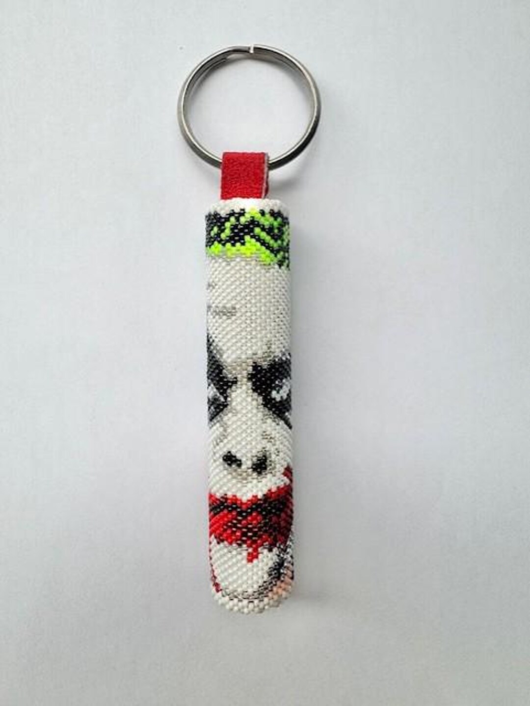 Beaded Key Fob With Portrait - Etsy