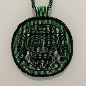 Beaded Medallion Mayan/aztec Calendar - Etsy