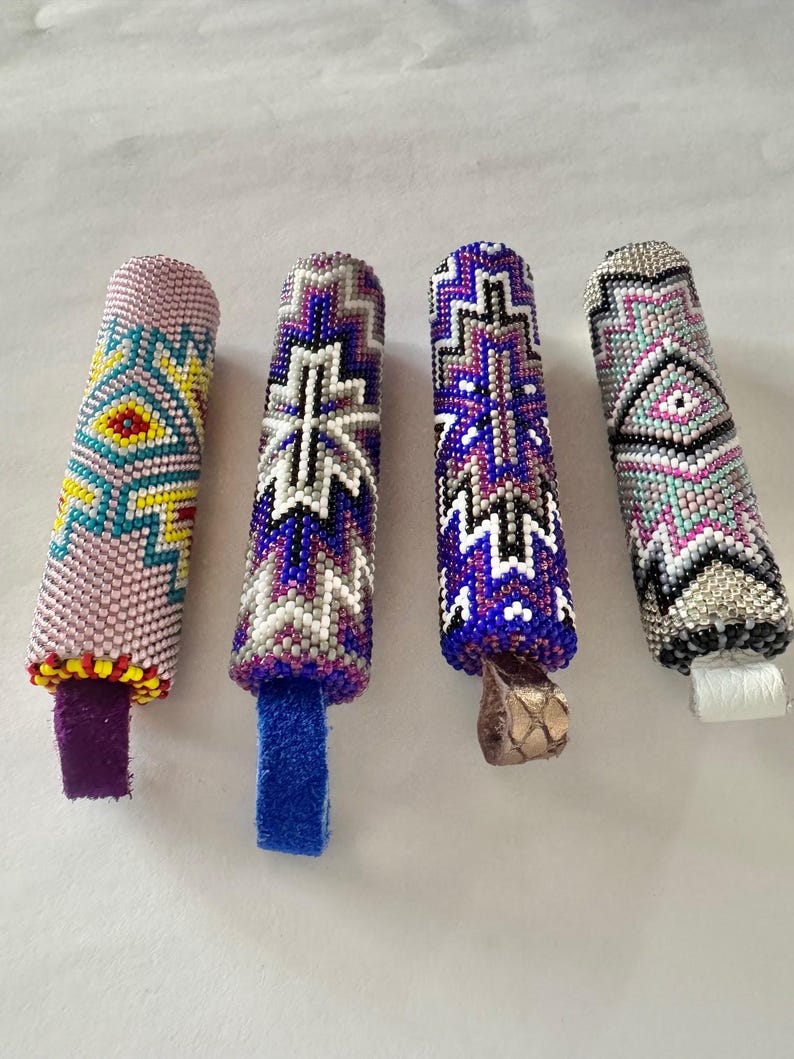 Peyote Beaded Key Fob - Etsy