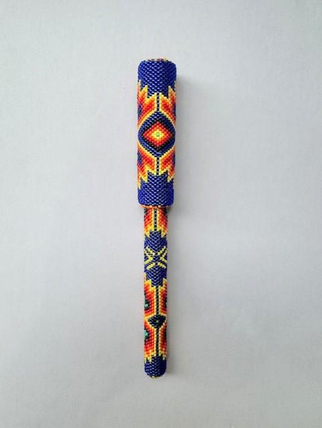 Native American Peyote Beaded Pen - Etsy