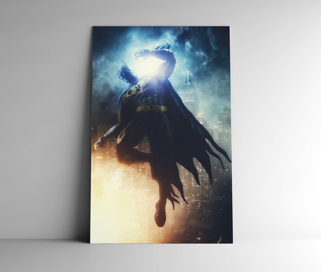 Superhero Art Poster - 11x17 Wall Decor - Print on Demand - Birthday ...