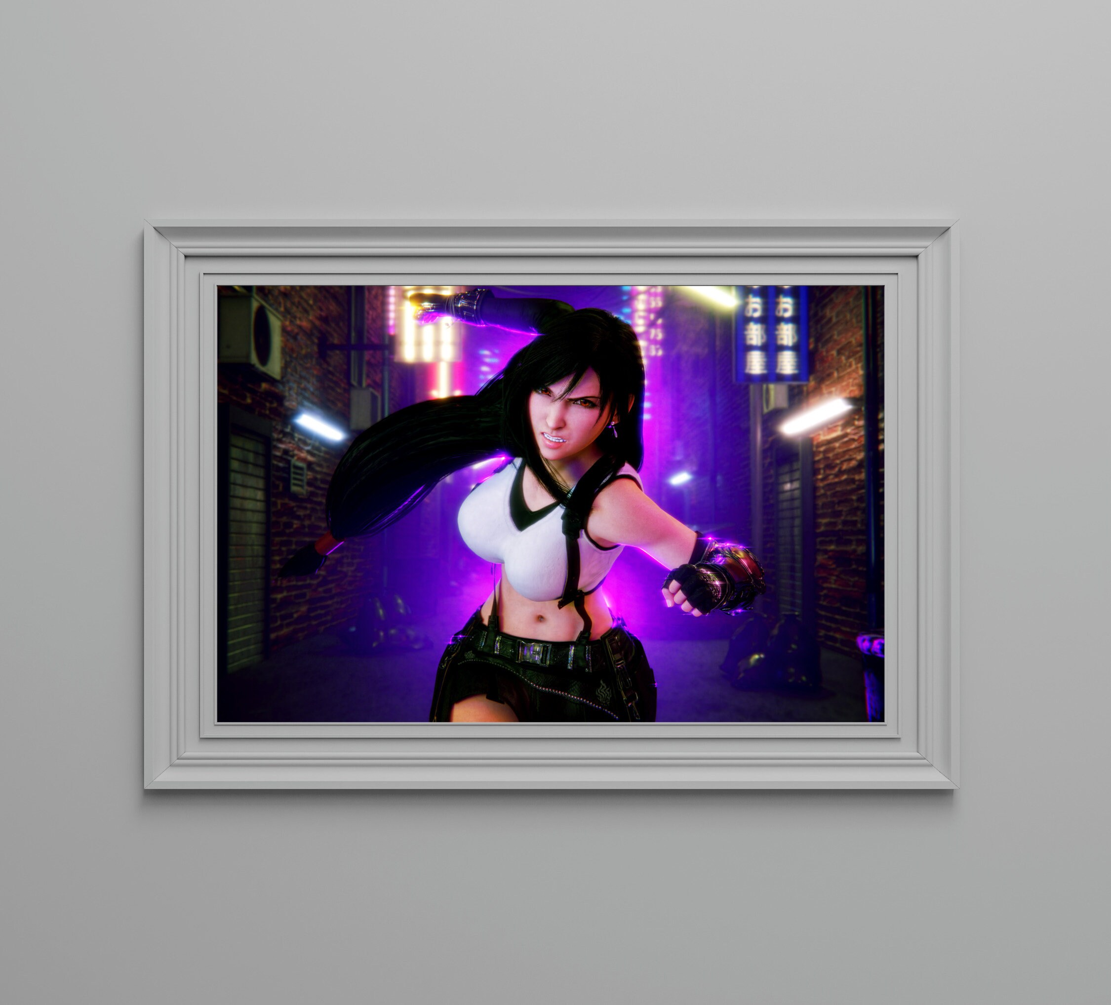 Tifa Lockhart Final Fantasy 7 Wall Decor, FFVII Poster, Best Art Print ...