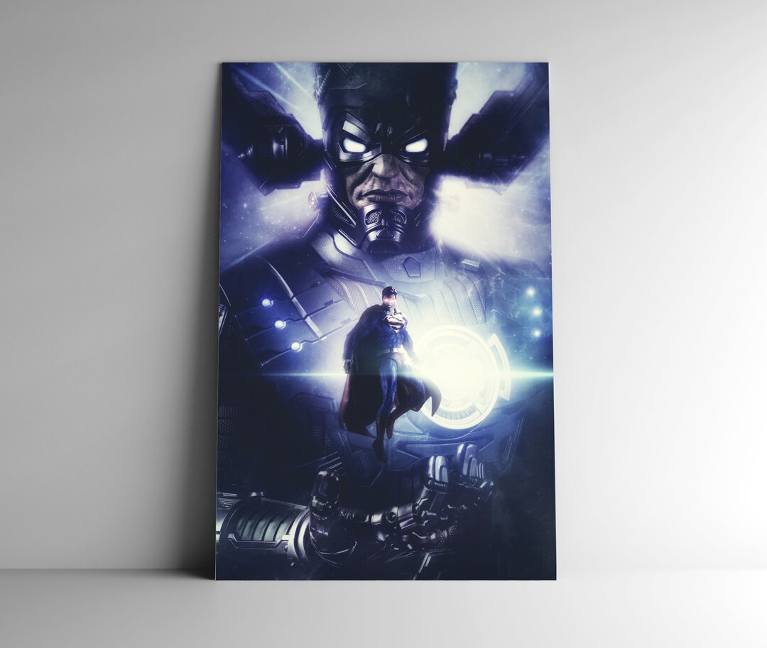 Superhero Art Poster - 11x17 Wall Decor - Print on Demand - Birthday ...