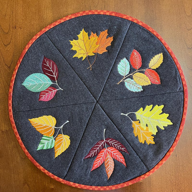 Appliqued Table Topper - Etsy
