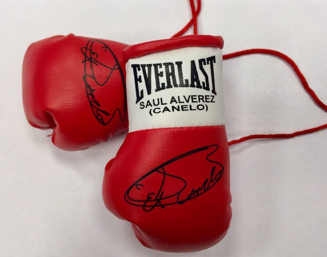 Saul Alverez (canelo) Autographed Mini Boxing Gloves - Etsy