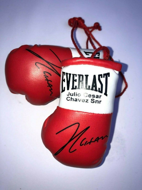 Julio Cesar Chavez Senior Autographed Mini Boxing Gloves | Etsy