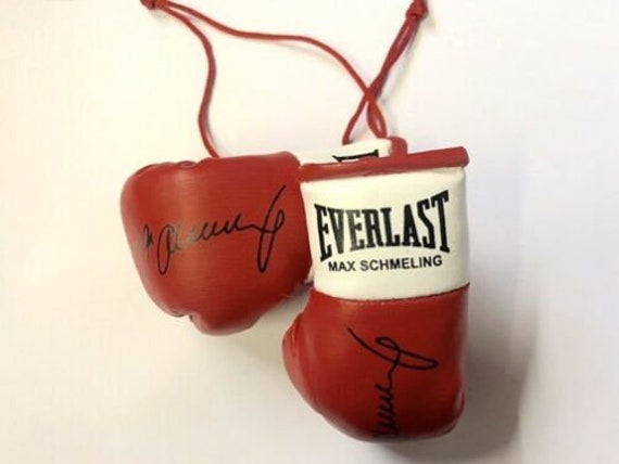Max Schmeling Autographed Mini Boxing Gloves | Etsy