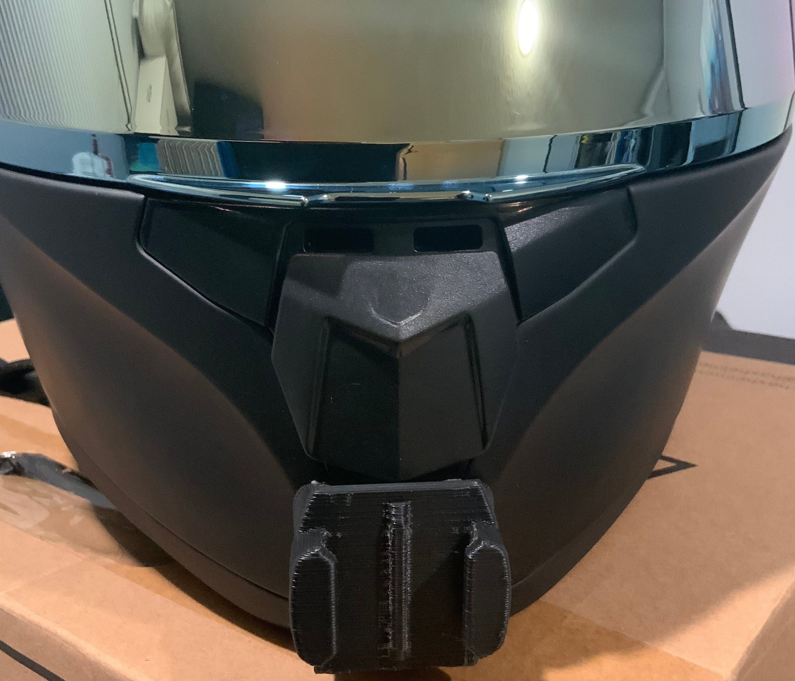 HAX Gear Obsidian Series Motorcycle Helmet Gopro Chin Mount 3D Printed ...