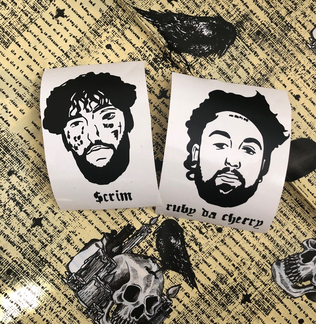 Scrim/ruby Da Cherry Decal - Etsy