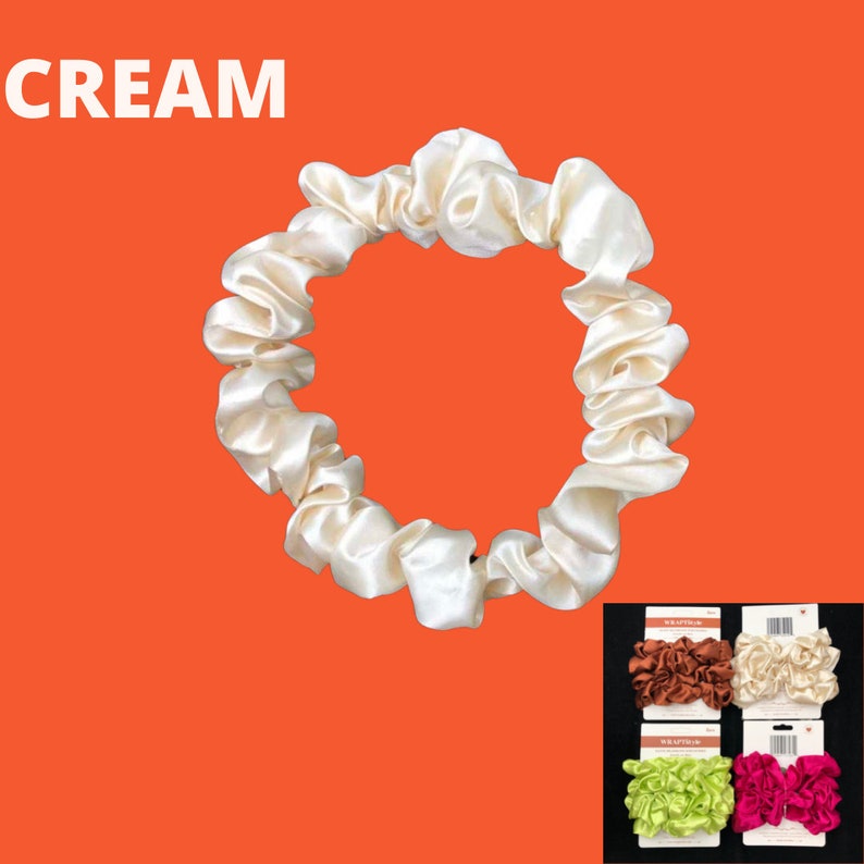 Extra Large Satin Scrunchies for Locs, Thick Natural Hair & Braids | XL ...