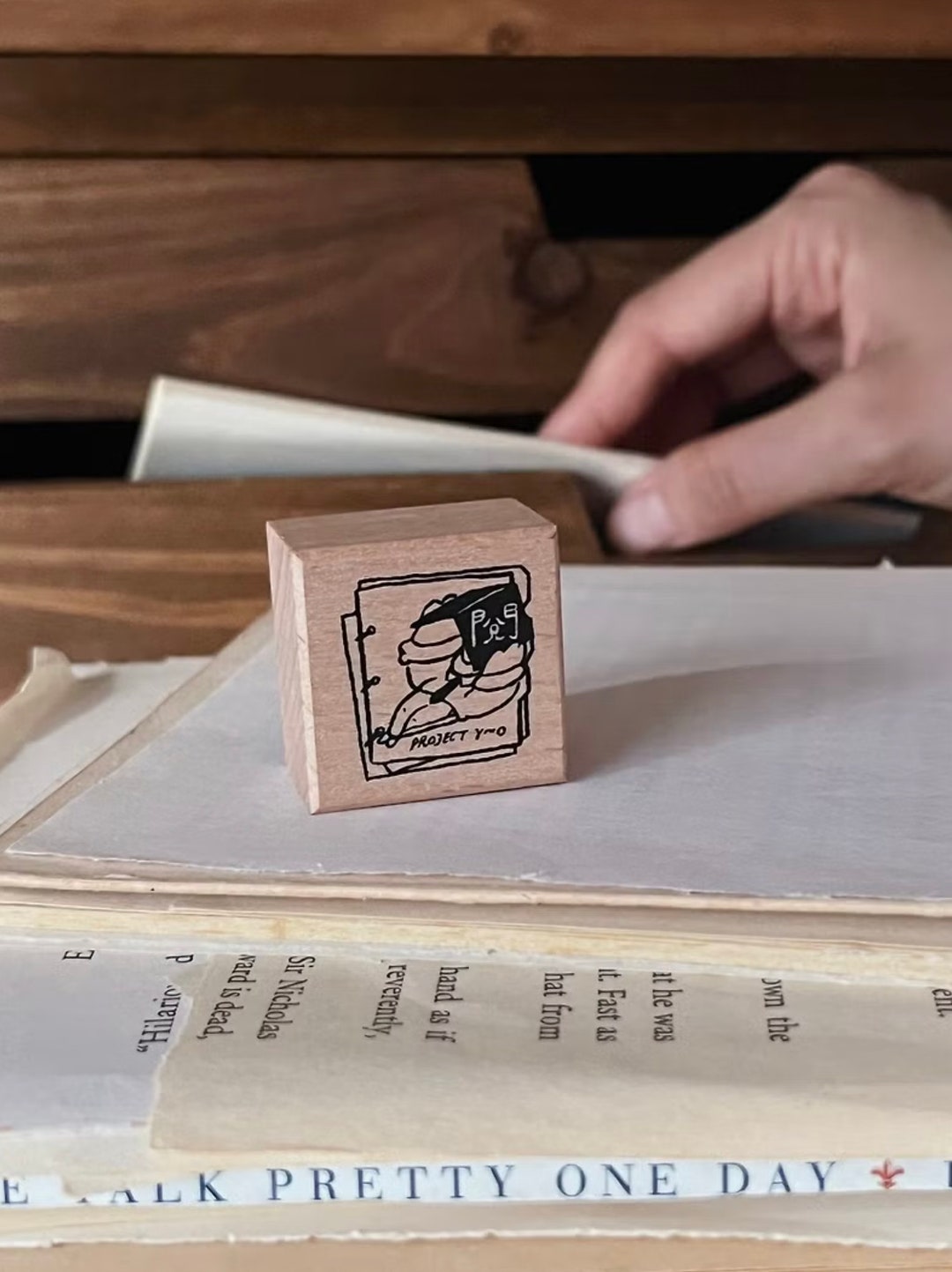 Yamadoro Read Rubber Stamp Craft Supplies for Notebook, Scrapbook ...