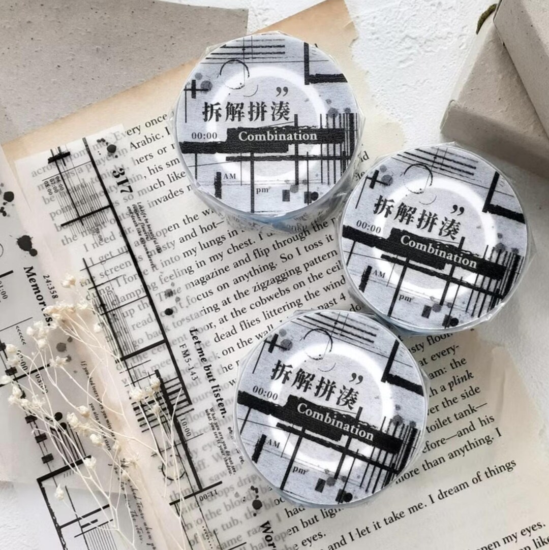 Stationery Instinct Disassembly and Assembly PET Tape 1 Roll 1000 Cm ...