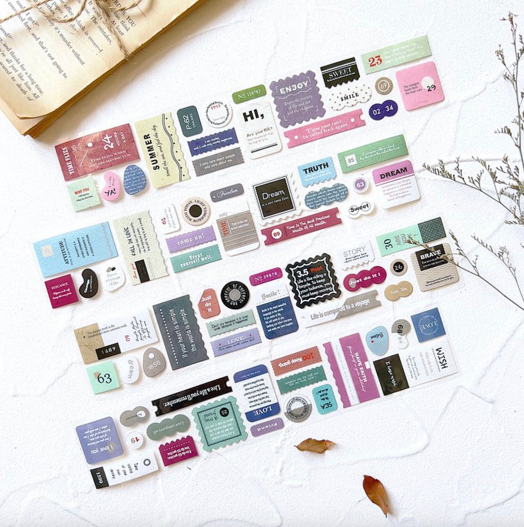 Sonia Illustration Colorful Labels PET Tape 1 Loop 100 Cm Craft ...