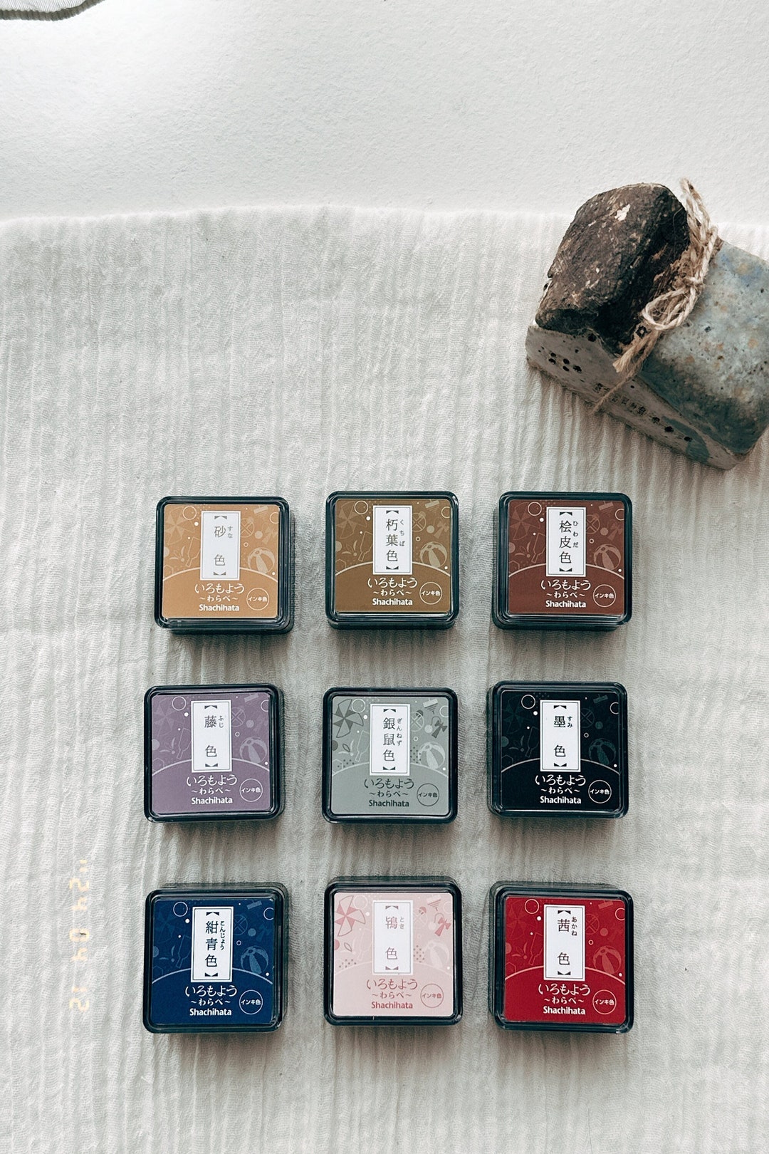 Shachihata Iromoyo Warabe Mini Ink Pad | Craft Supplies for Planner ...