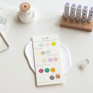 New MU Ink Pen Three Colors in 1 Packet Oil-based Ink Pad Craft ...