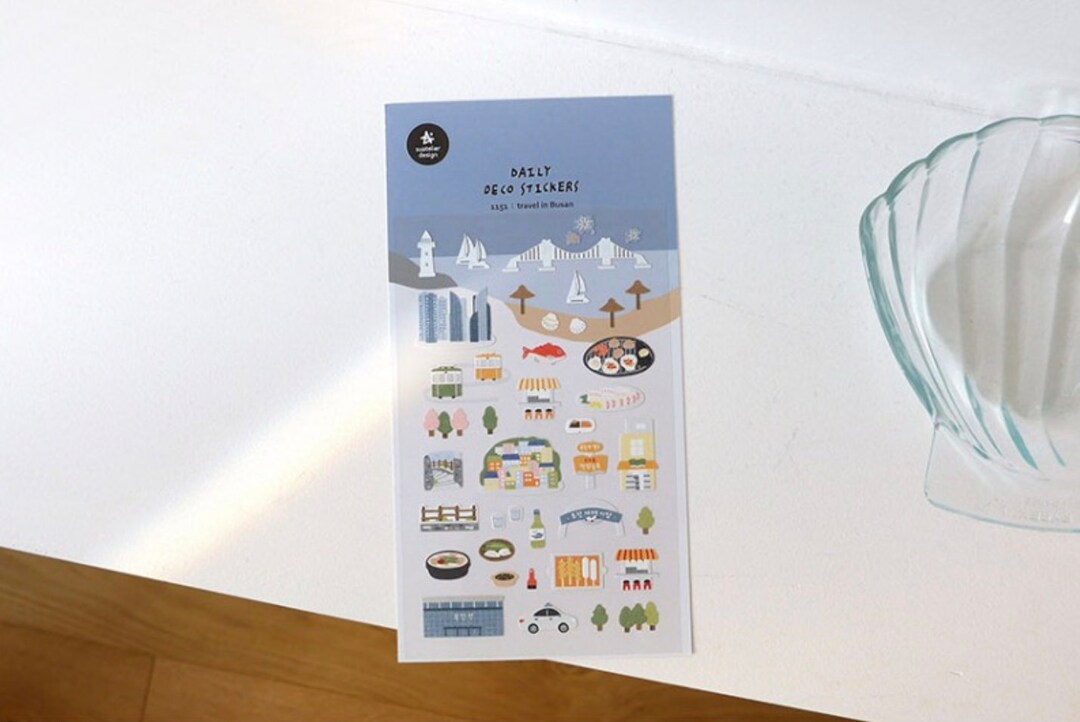 Suatelier No.1100 Stickers Collection Daily Journal Stickers Craft ...