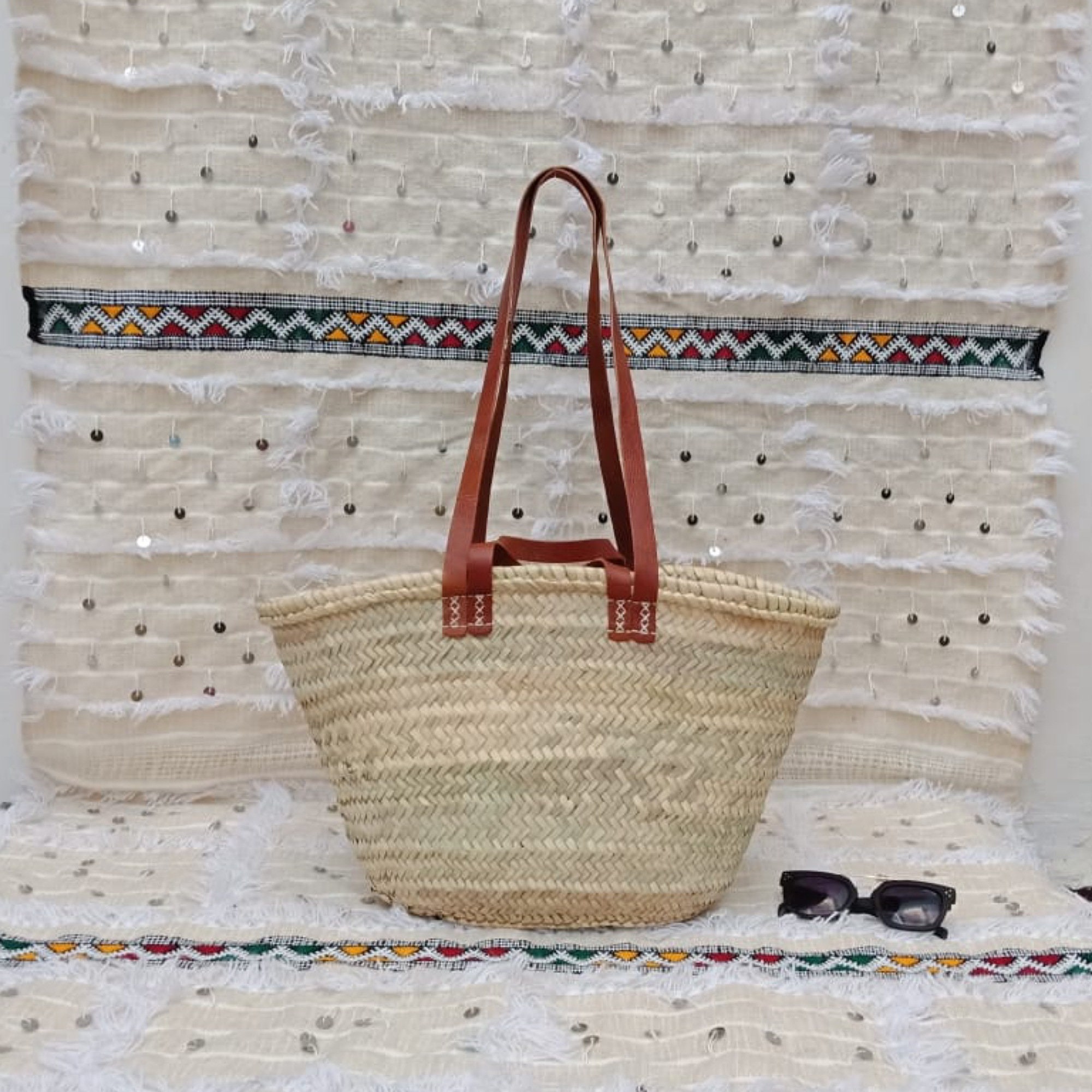 Original Moroccan Basket. XL Moroccan Basket. Handmade Basket | Etsy