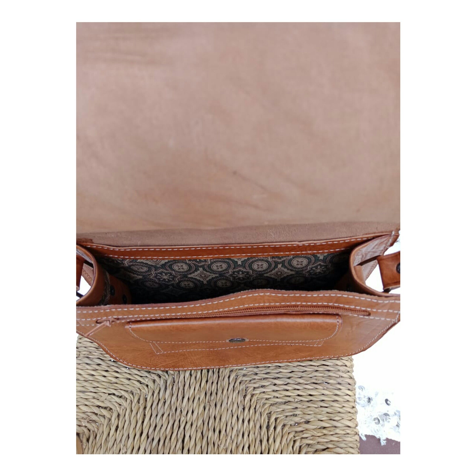 Moroccan Leather Bag Moroccan Shoulder Bag.handmade Carved - Etsy