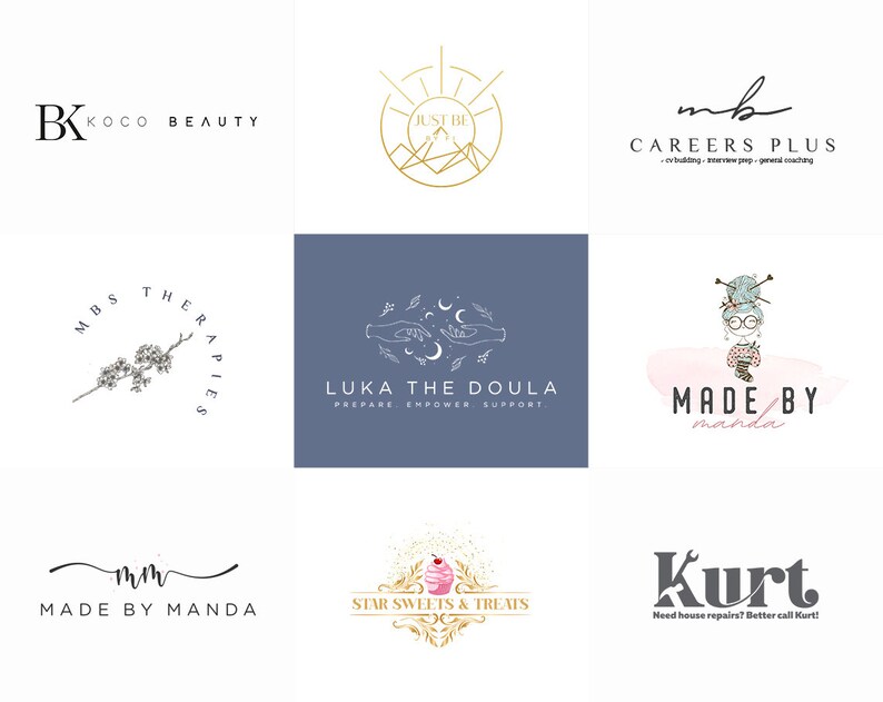 Custom Logo Design: Unique Branding for Small Business - Etsy