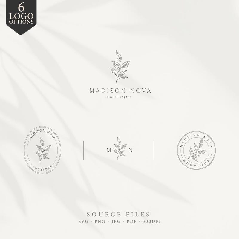 Logo Design Plants - Etsy UK