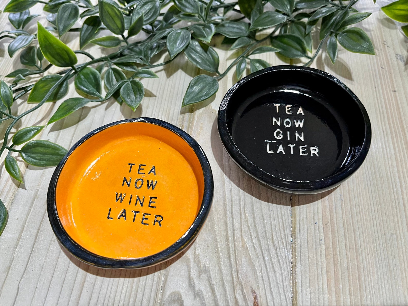 Ceramic Slogan Teabag Dish Tea Bag Tidy Teabag Holder | Etsy UK