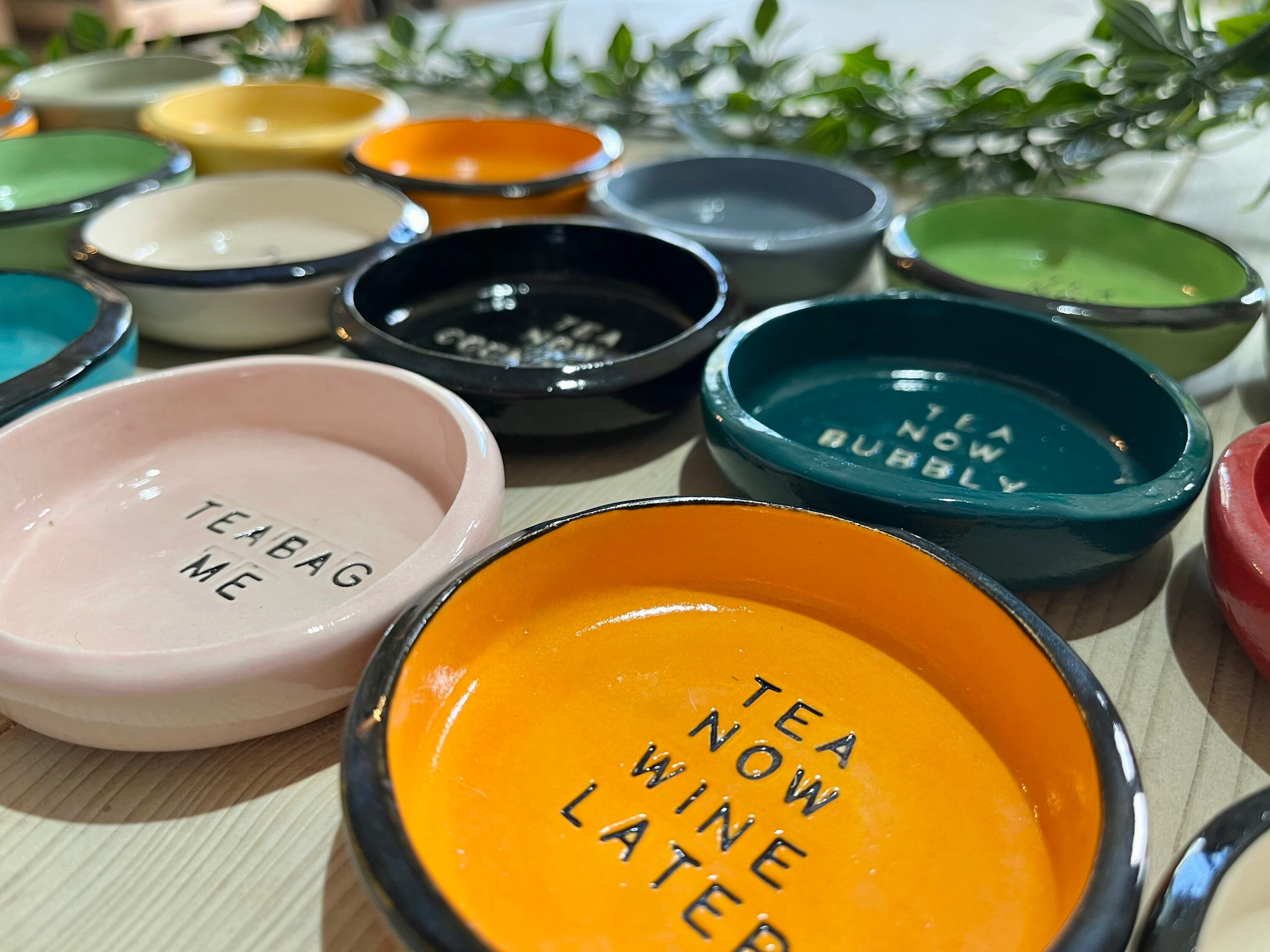 Ceramic Slogan Teabag Dish Tea Bag Tidy Teabag Holder | Etsy UK