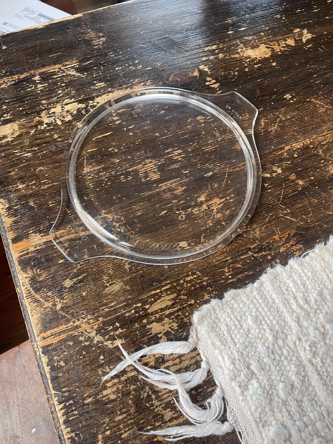 Pyrex Glass Round Lid for Casserole 475-C 26, Vintage Pyrex Glass Cover ...