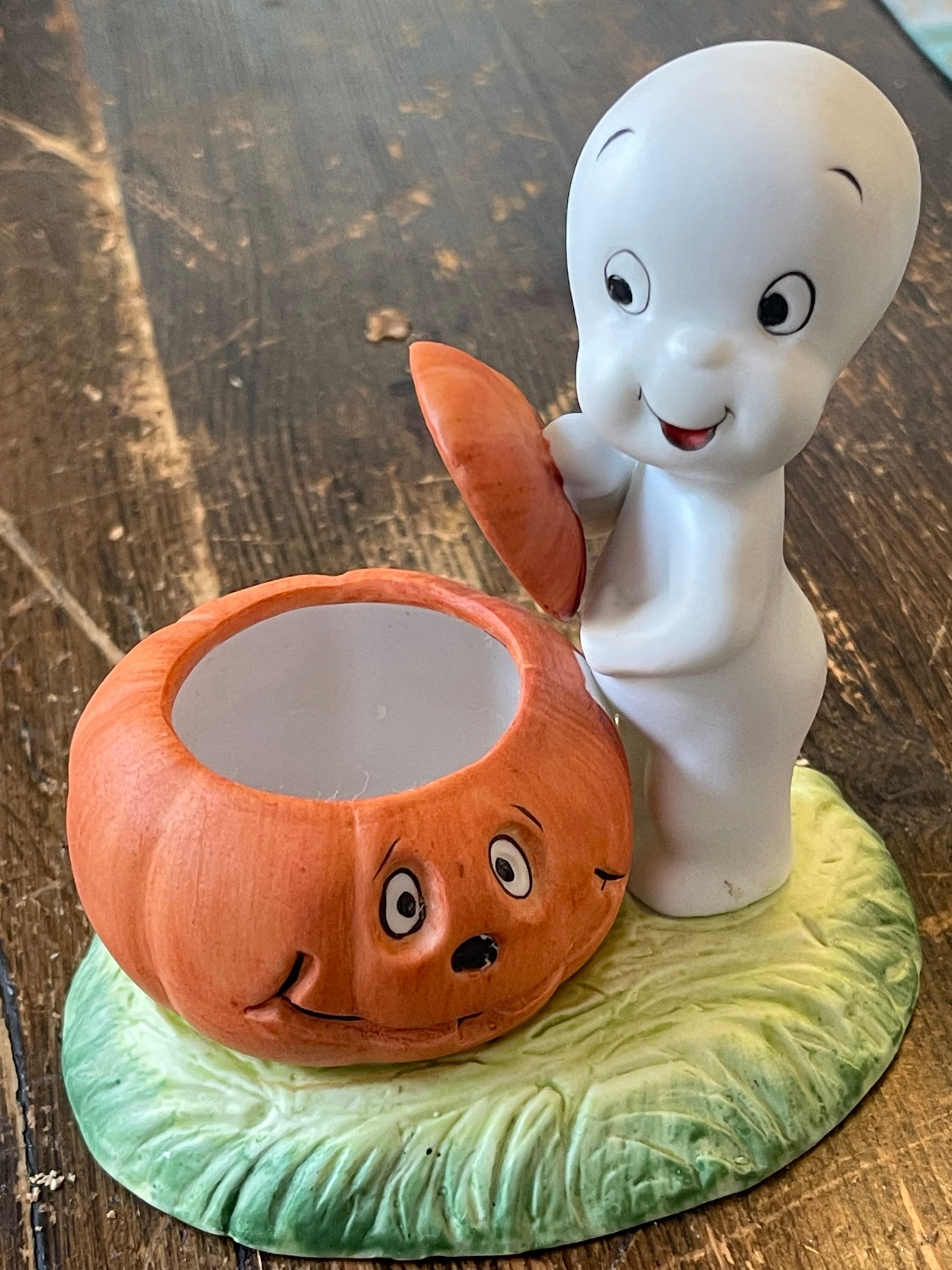 Casper the Friendly Ghost Halloween Ceramic Candleholder, Casper the ...