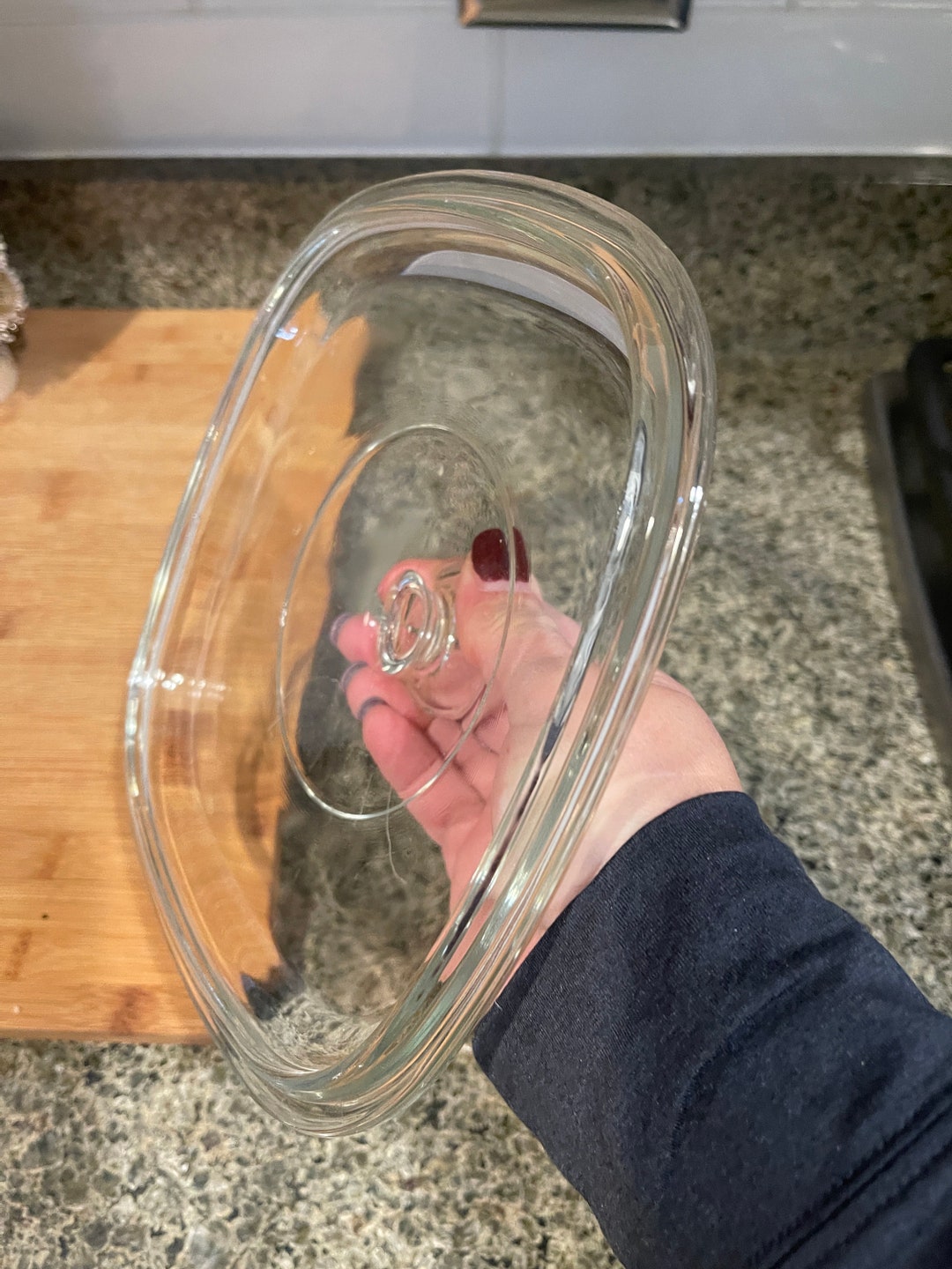 Pyrex Square Glass Lid 53-A, 9 Inch Replacement Pyrex Square Glass Lid ...