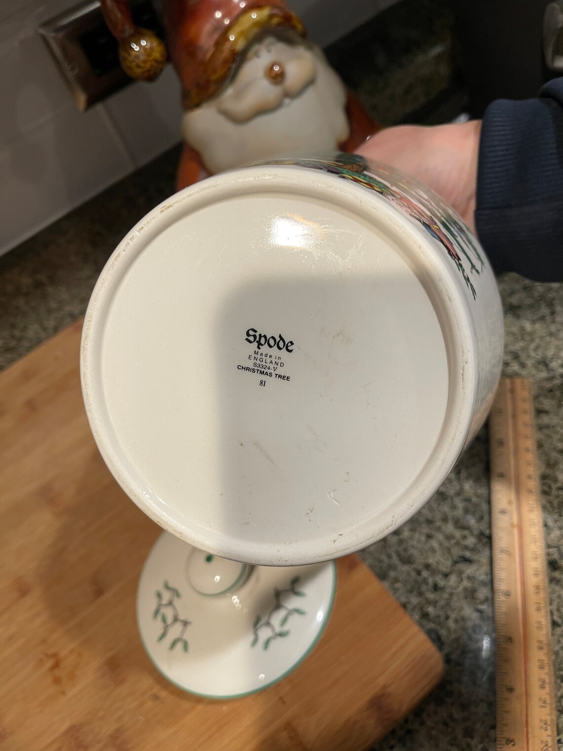 Spode Christmas Tree Canister Large, Collectible Spode Christmas Tree ...