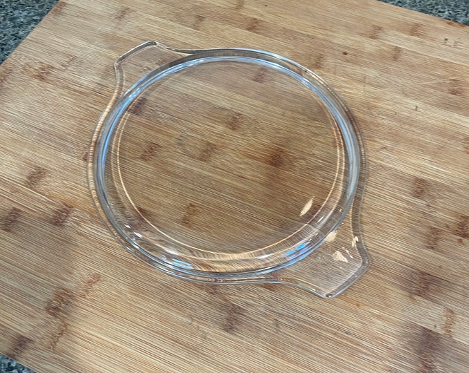 Pyrex Round Glass Lid Flat, Marked 475-C 20, Fits Round Casseroles 475 ...
