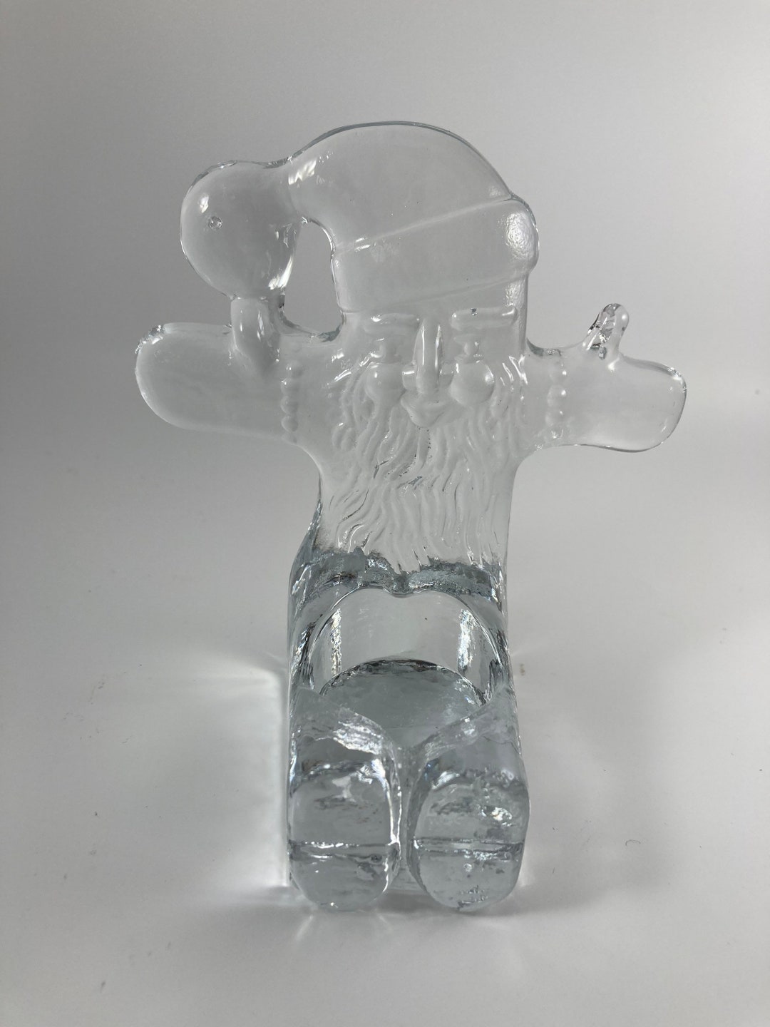 Kosta Boda Glass Santa, Swedish Glass - Etsy