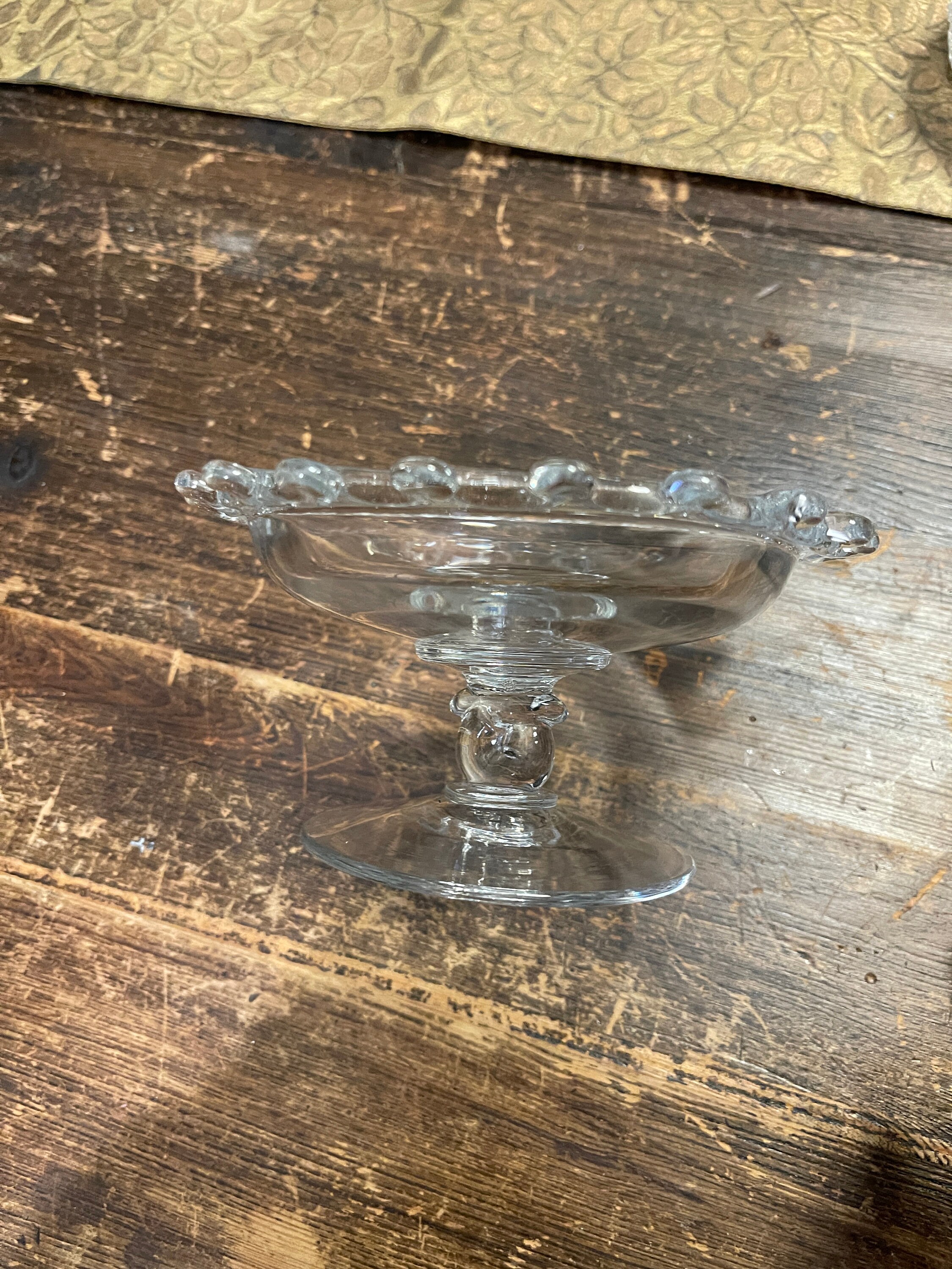 Heisey Footed Pedestal Dish, Glass Compote Candy Nut Footed - Etsy