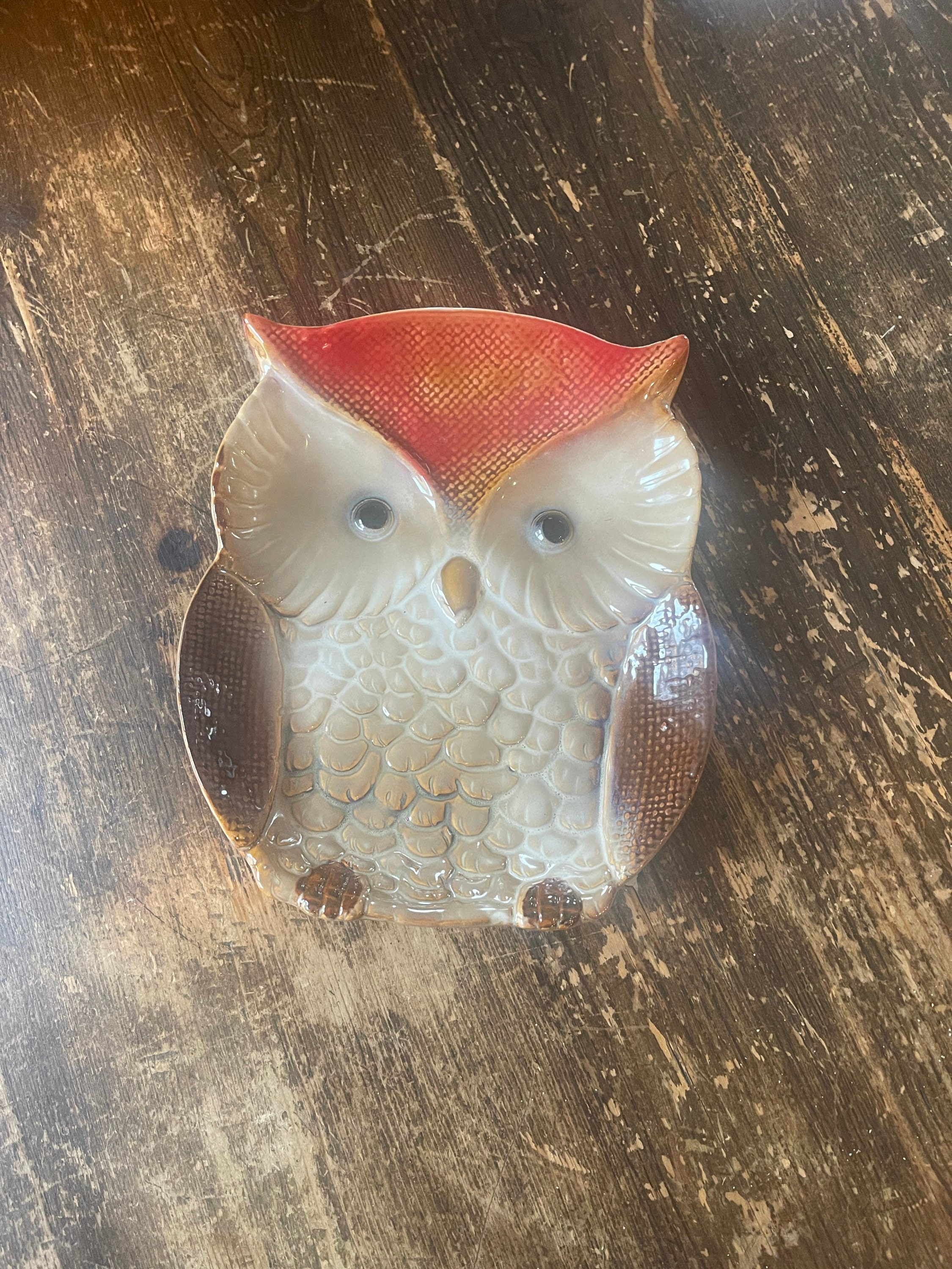 Decorative Owl Tray Ceramic Owl Plate Dainty Owl Platter - Etsy