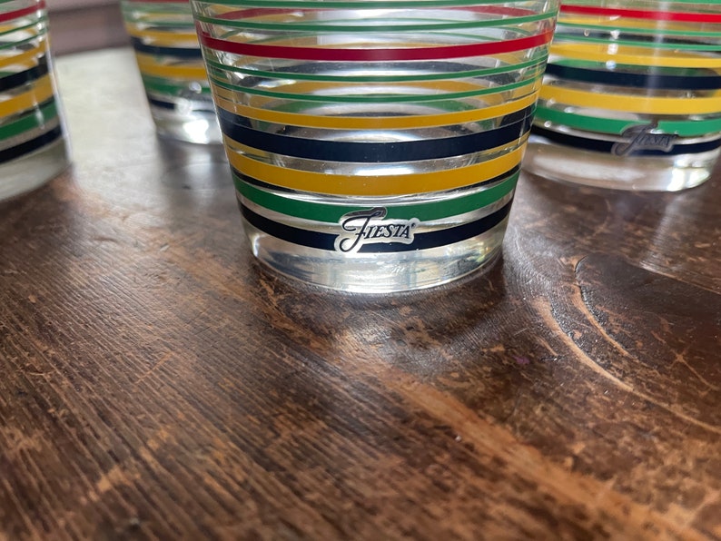 Fiestaware FIESTA Libbey Glasses-rare, Fiestaware Old Fashioned 12 Oz ...