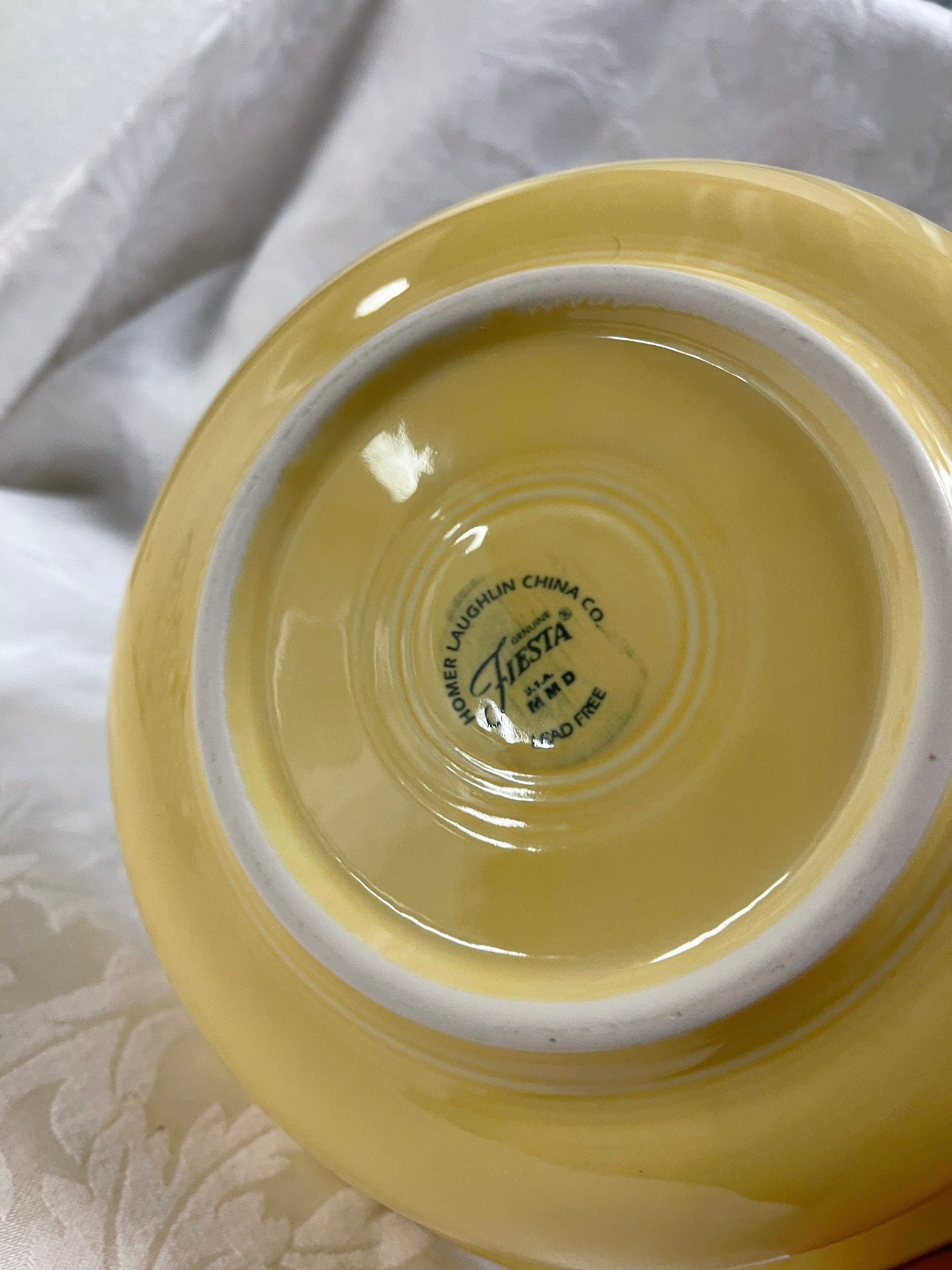 Fiestaware Pale Yellow Vegetable Bowl Yellow Fiesta Ware Bowl - Etsy