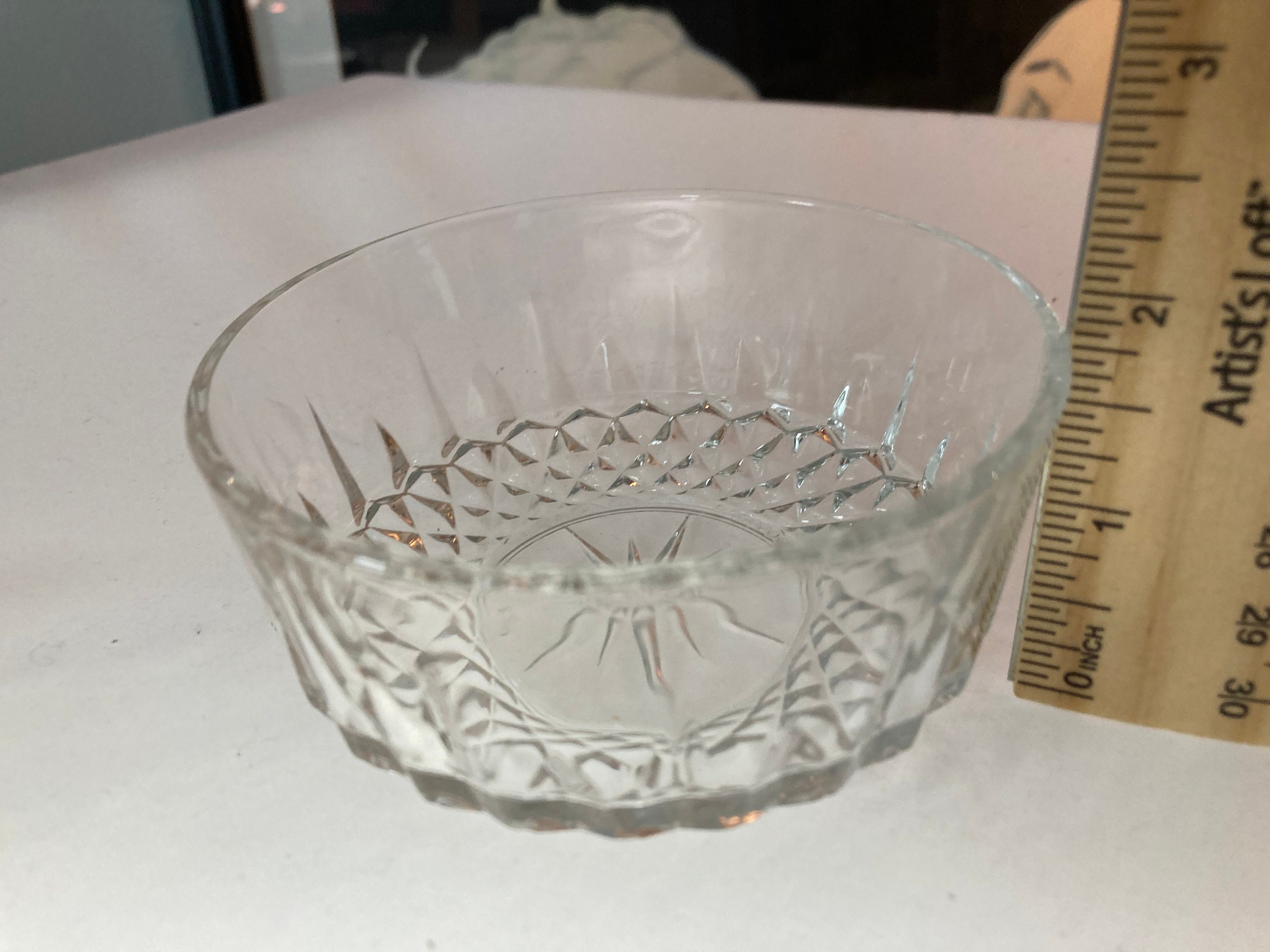 Arcoroc Cristal D' Arques Durand Diamant Crystal Bowl Arcoroc, 4 Inch ...